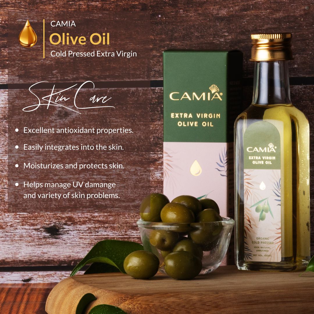 Cold Pressed Good Olive Oil for Hair Available at Best Price – CAMIA