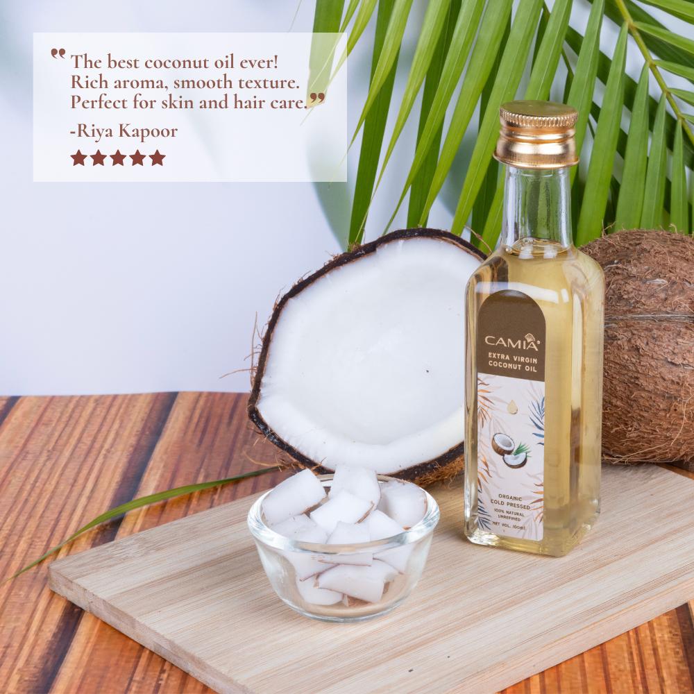 Cold Pressed Coconut Oil Extra Virgin 100ML – CAMIA
