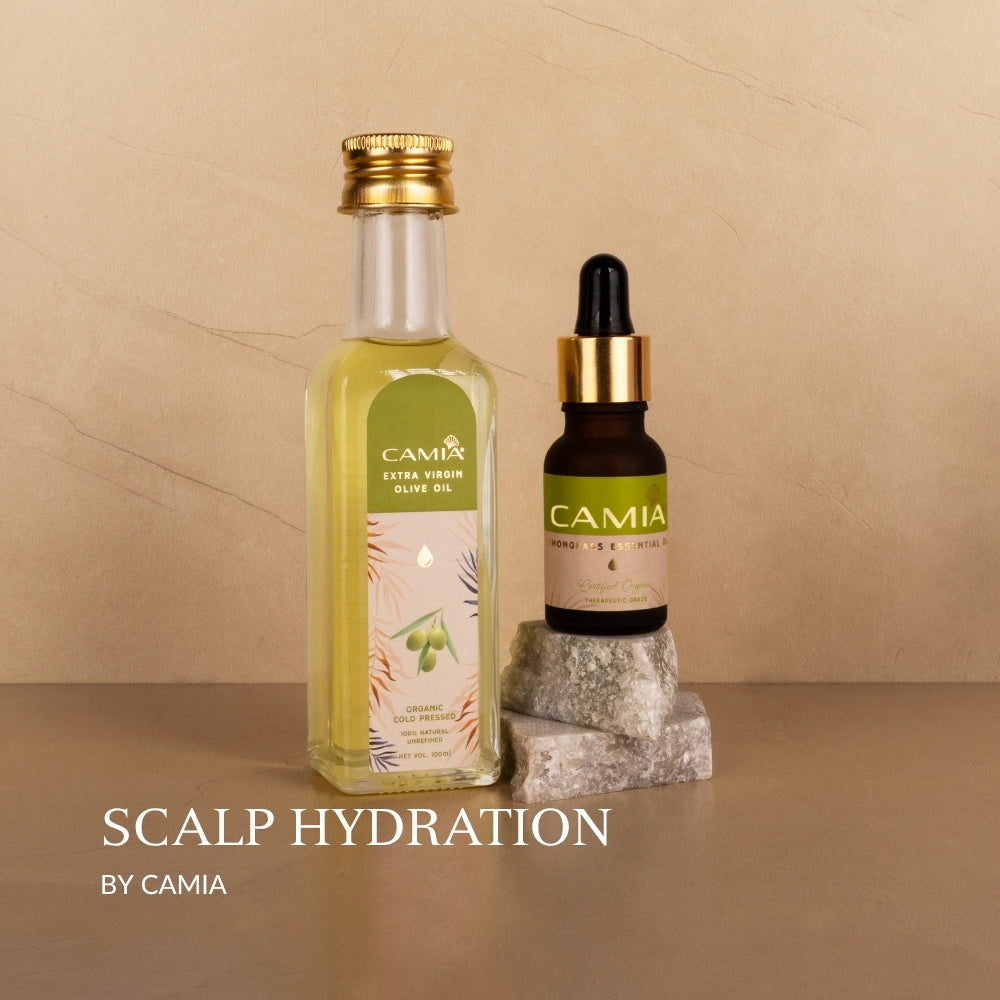 Oil balance scalp care & hydration blend - Olive Oil & Lemongrass Oil ...